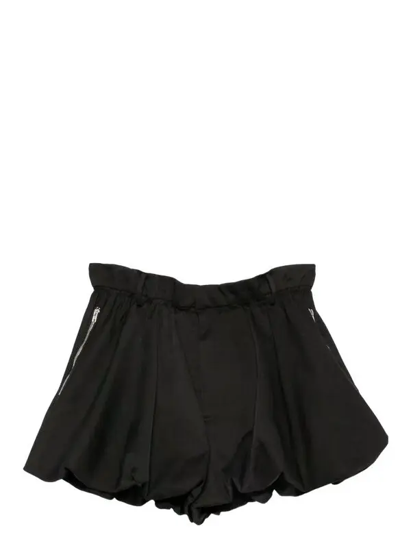 ELEH Elasticated-waist Balloon Shorts - Black