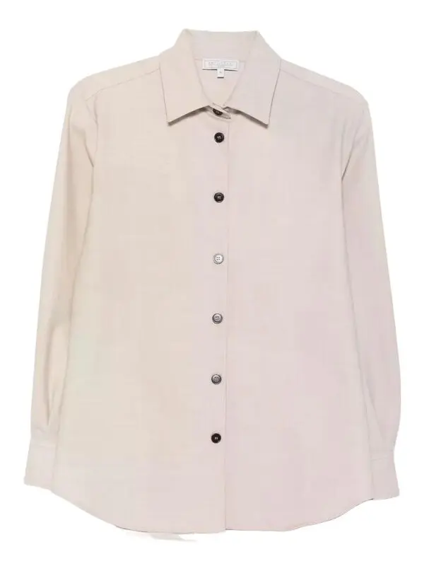 Antonelli Firenze Campari Button-fastening Long-sleeve Shirt - Neutrals