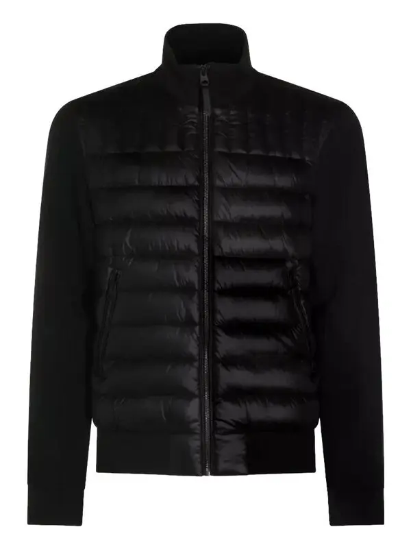 Mackage Collin-r Quilted-panel Zip-up Jacket - Black