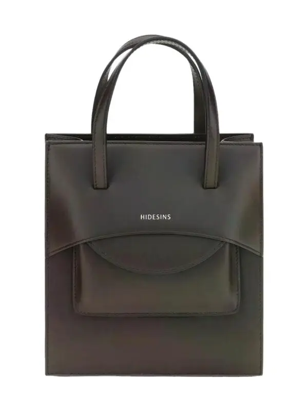HIDESINS Pocket Logo-detail Handbag - Brown