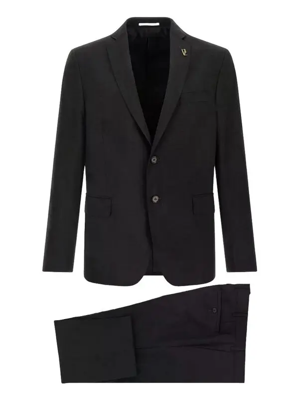 Pal Zileri Single-breasted Wool Suit - Grey