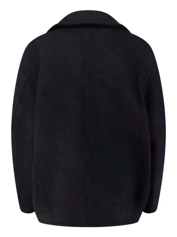 SEMICOUTURE Wide-lapel Coat - Grey