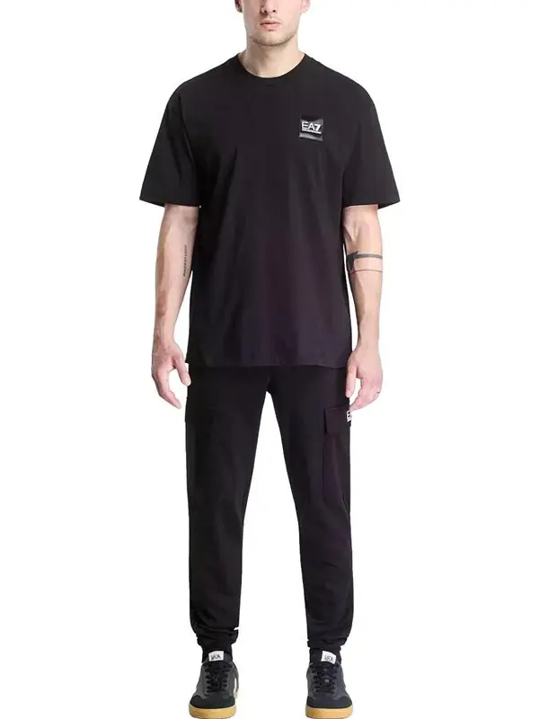 EA7 Logo-patch T-shirt - Black