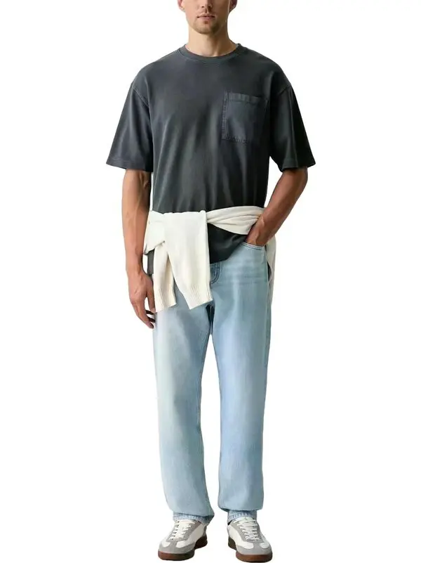 Marc O'polo Faded Effect Straight Leg Jeans - Blue
