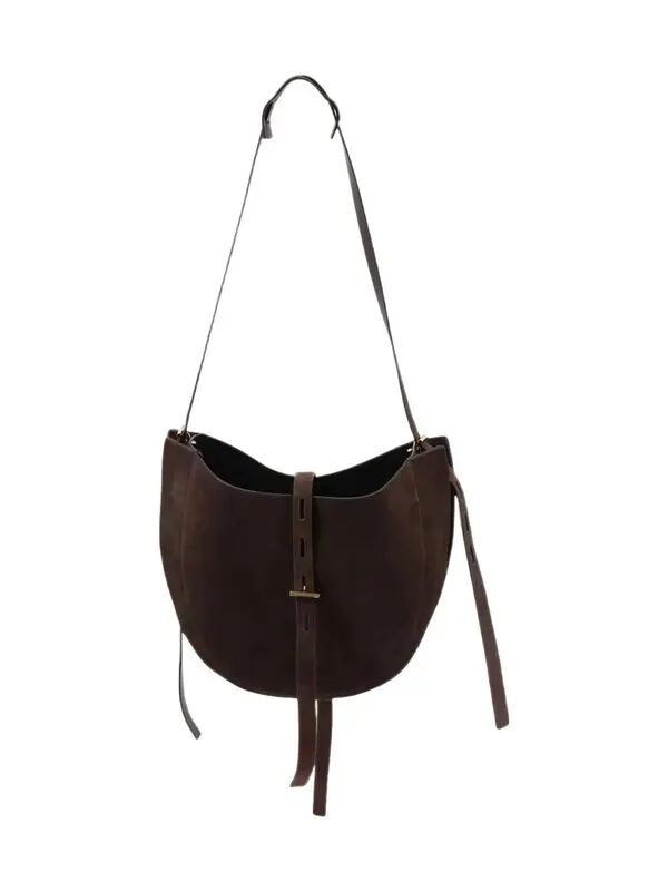 MINOBOSSI Lizzie Suede Shoulder Bag - Brown