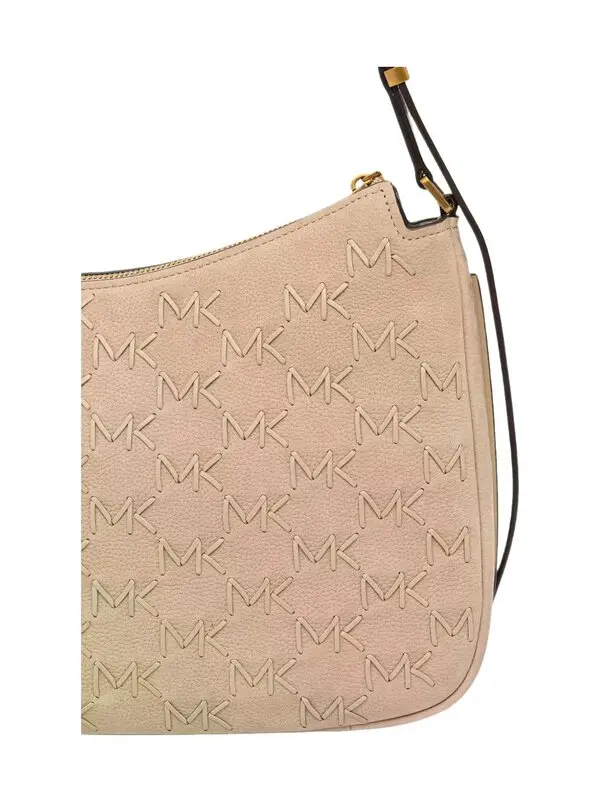Michael Kors Medium Nolita Leather Shoulder Bag - Neutrals