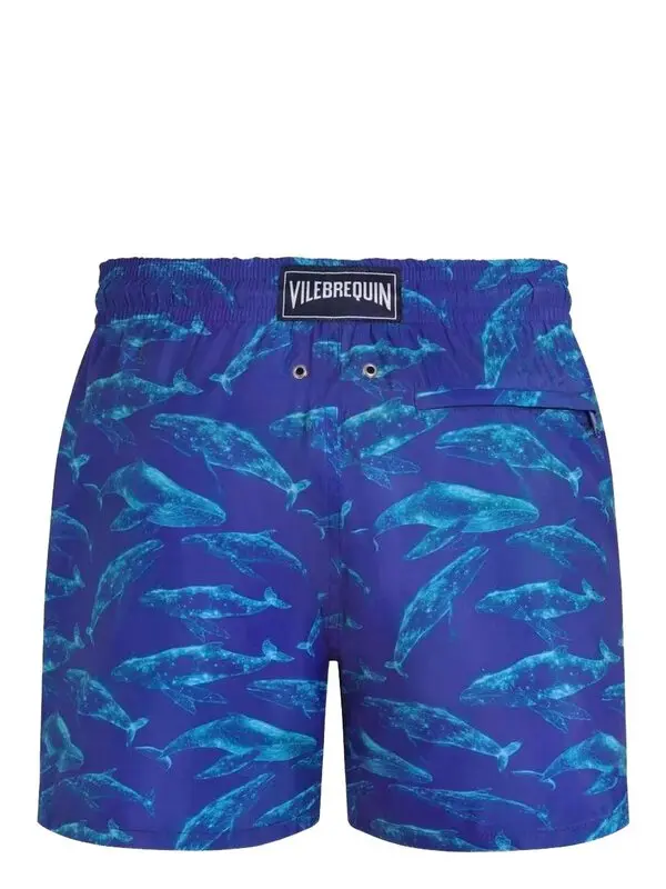 Vilebrequin Whale-print Swim Shorts - Blue