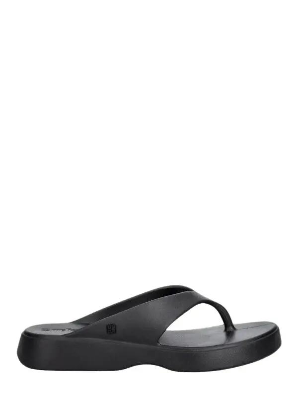 Melissa Logo-plaque Flip-flops - Black