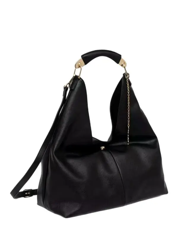TWINSET Small Logo-charm Tote Bag - Black