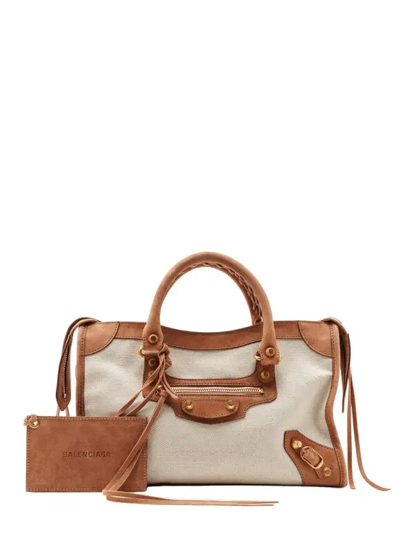 Balenciaga Small Canvas Bag - Neutral