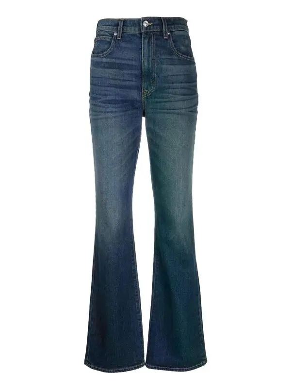 SLVRLAKE Flared Denim Jeans - Blue