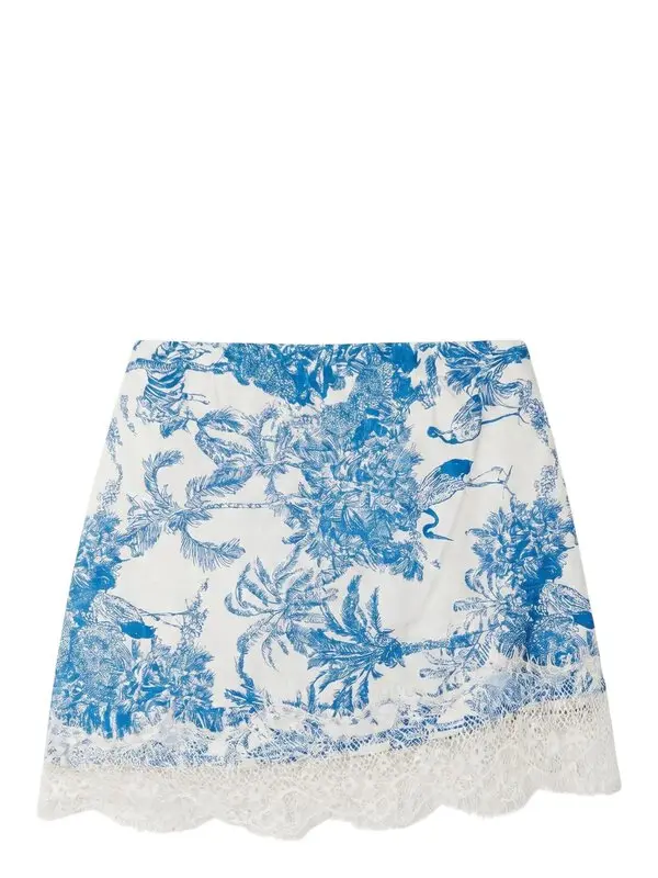 EFFEI Alavida Mini Skirt - Blue