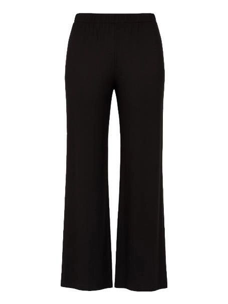 CONQUISTA Fitted Tencel-elastane Trousers - Black