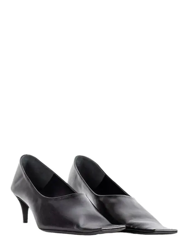 Khaite Marlene Square-toe Pumps - Black