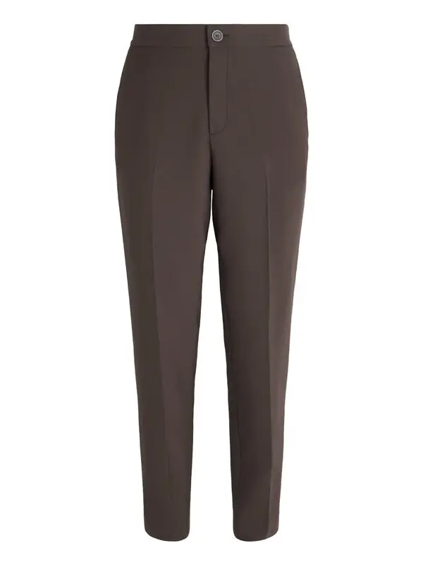 Sandro Stretch-jersey Trousers - Brown