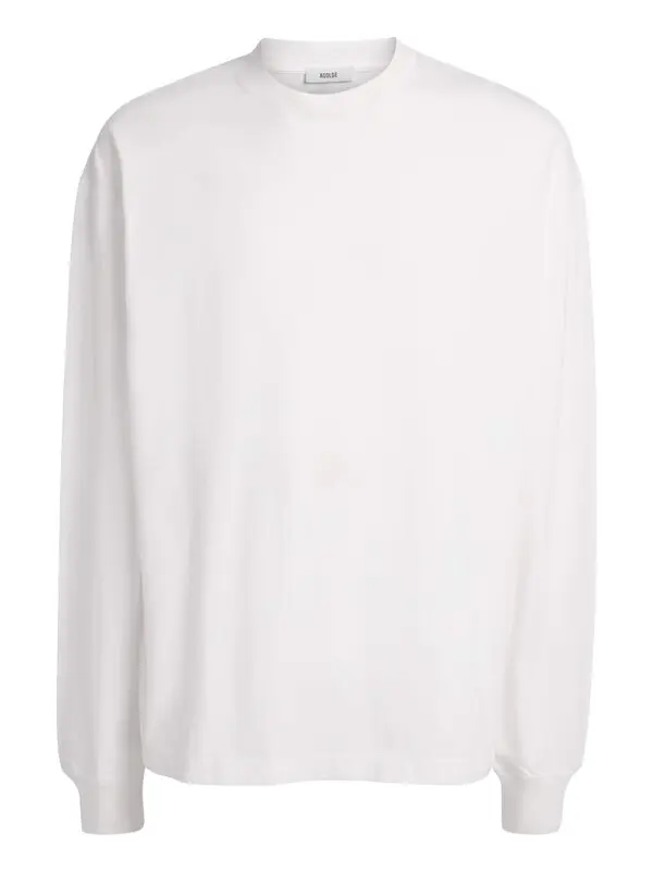 AGOLDE Cotton Asha Long-sleeve T-shirt - White