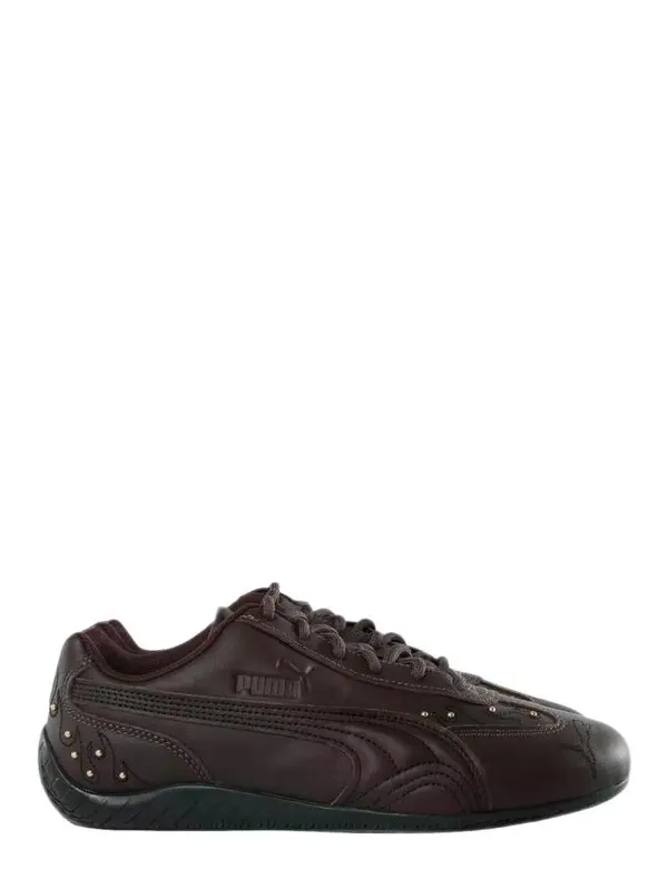 PUMA Speedcat Embellished Studded Sneakers - Brown