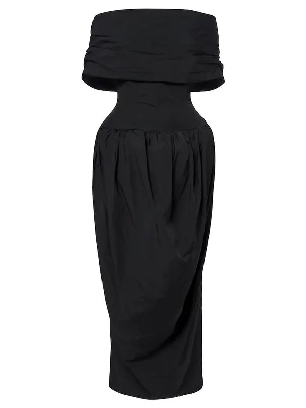Magda Butrym Draped Gown - Black