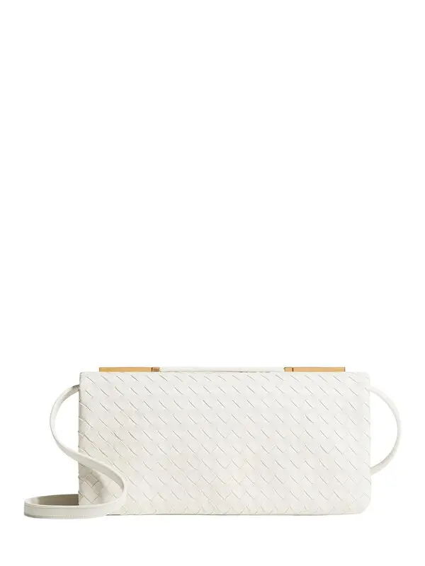 Bottega Veneta The 70 Leather Top Handle Bag - Alabaster
