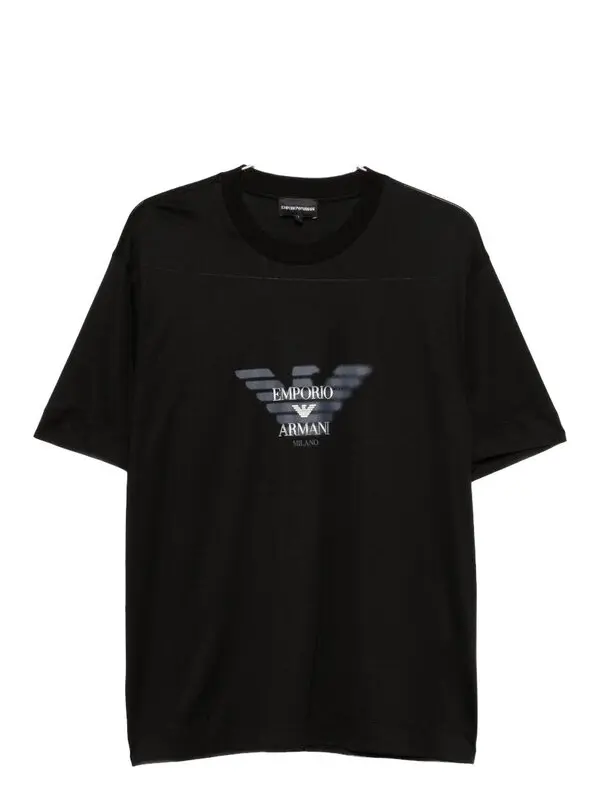 Emporio Armani Logo T-shirt - Black