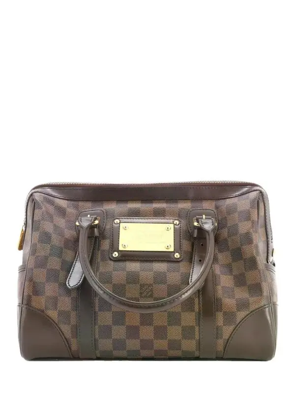 LOUIS VUITTON Damier Berkeley Shoulder Bag - Brown