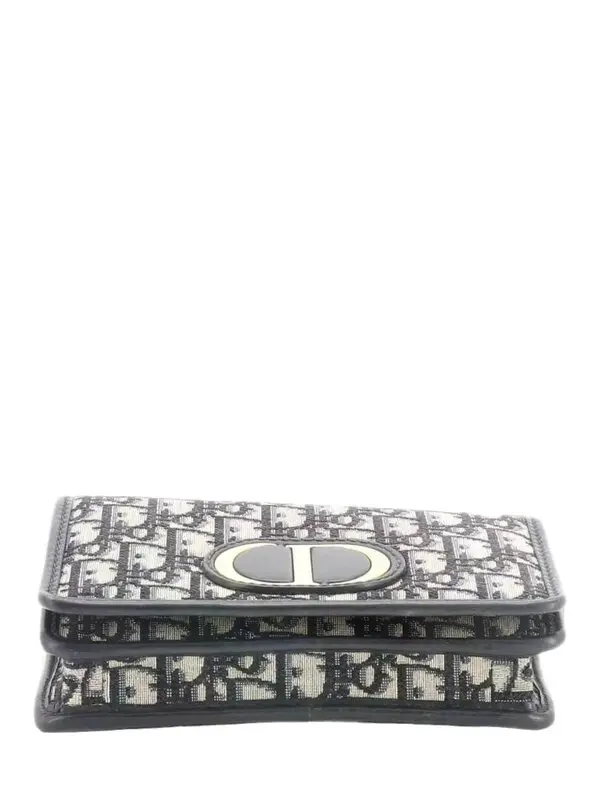 Dior 30 Montaigne 2-in-1 Pouch Oblique Canvas Crossbody Bag - Blue