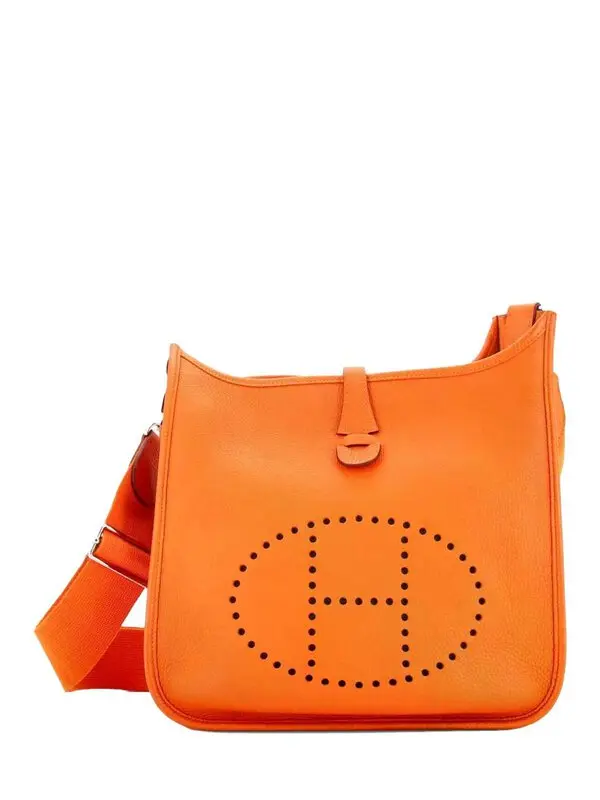 Hermès Evelyne Bag Gen Iii Clemence Pm Crossbody Bag - Orange