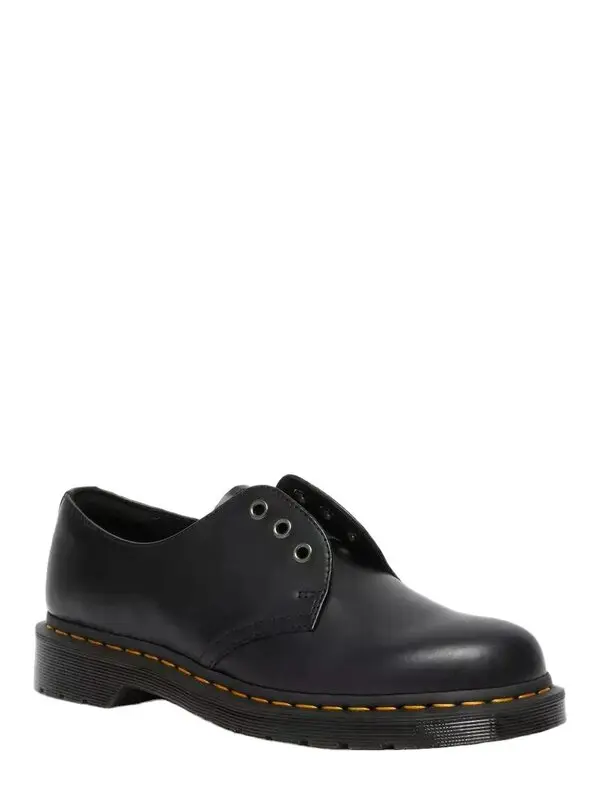 Dr. Martens 1461 Elastic Leather Derby Shoes - Black