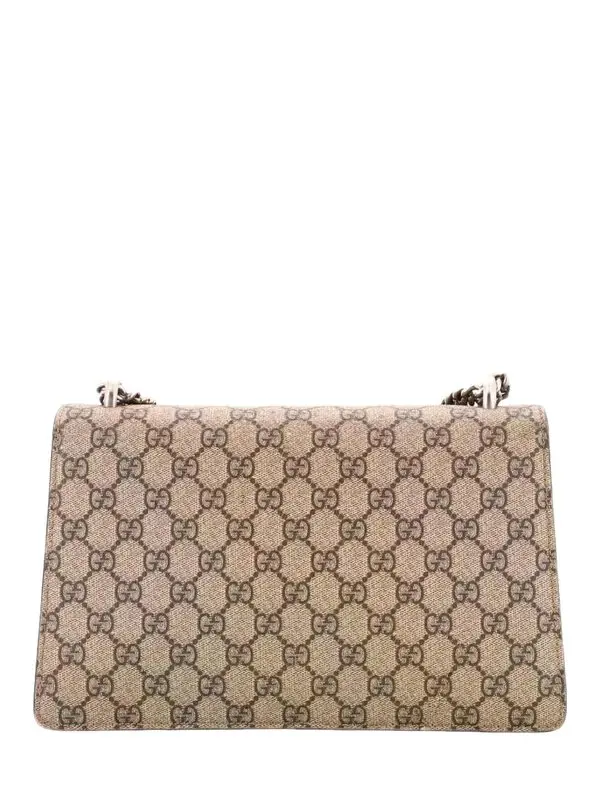 Gucci Dionysus Bag Gg Coated Canvas Small Shoulder Bag - Black
