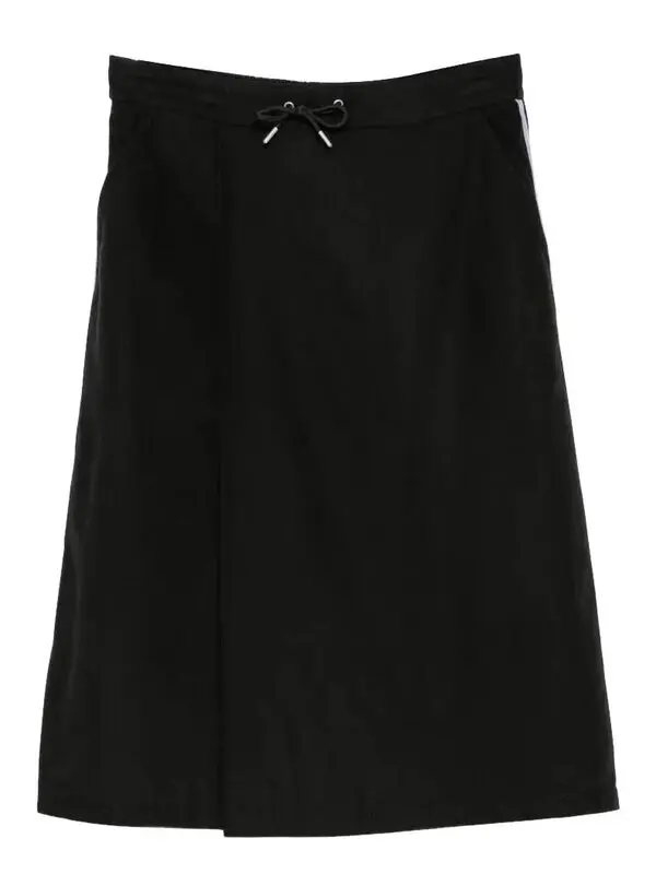 AGNES B. Wrap Track Skirt - Black