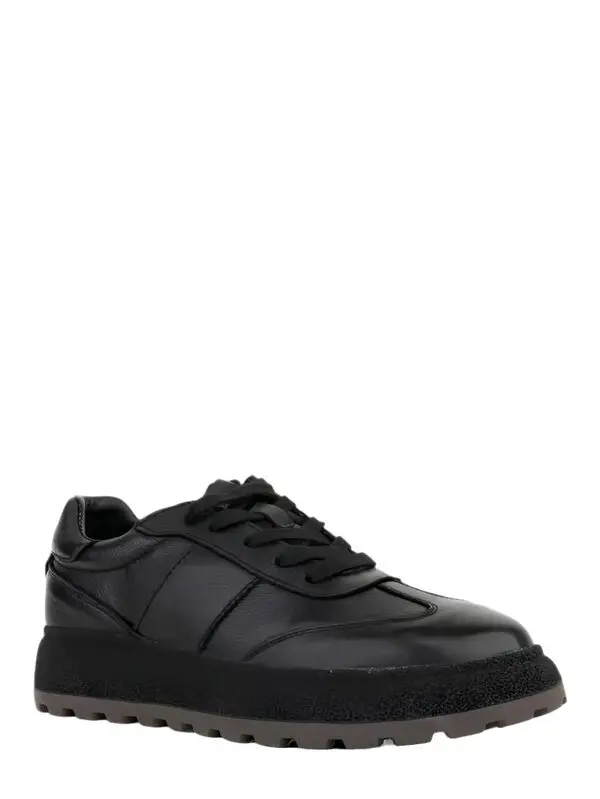 LINDA BAUMANN Chunky-sole Panelled Sneakers - Black