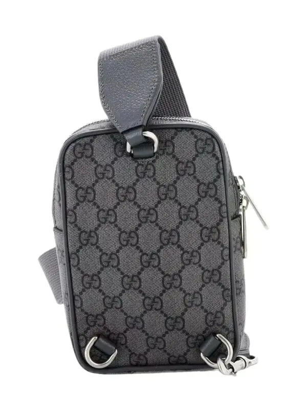 Gucci Ophidia Sling Bag Gg Coated Canvas Mini Crossbody Bag - Grey