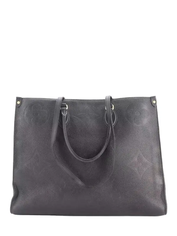 LOUIS VUITTON Onthego Monogram Empreinte Giant Gm Tote Bag - Black