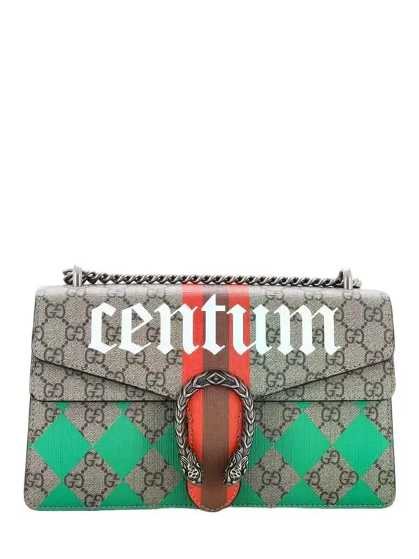 Gucci Dionysus Bag Printed Gg Coated Canvas Small Shoulder Bag - Multicolour