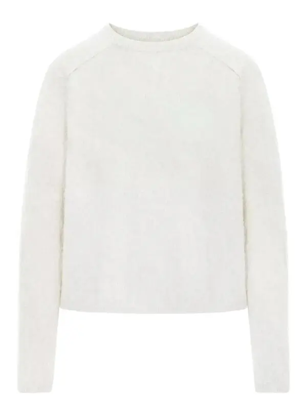 LISA YANG The Lexia Brushed Cashmere Sweater - Neutrals