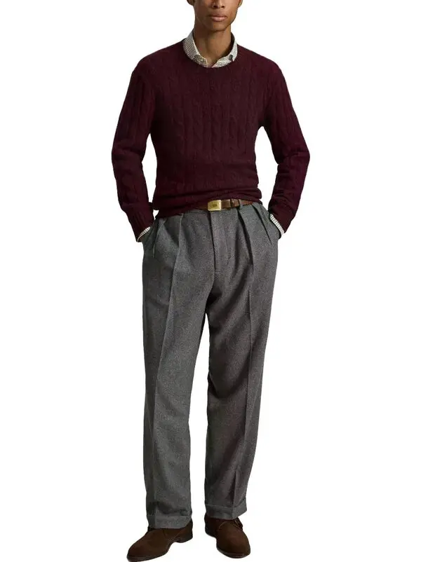 Polo Ralph Lauren Cable-knit Cashmere Sweater - Red