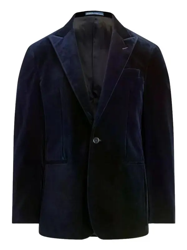 Polo Ralph Lauren Fairbanks Velvet Blazer - Blue