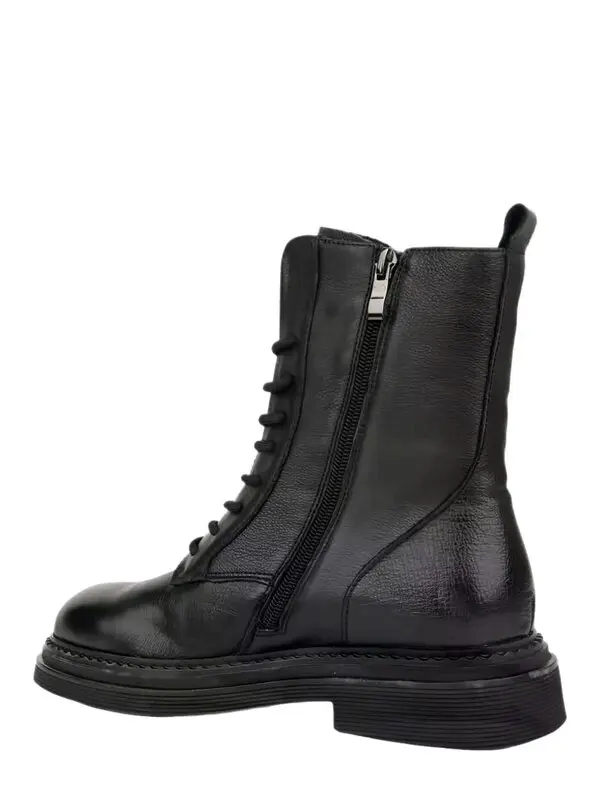 LINDA BAUMANN Lace-up Ankle Boots - Black