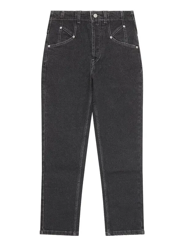 Isabel Marant Étoile Niliane Jeans - Black