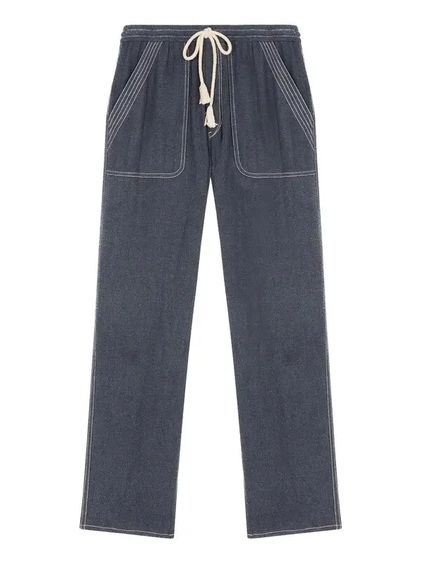 ETOILE Viamao Silk Bourette Pants - Black