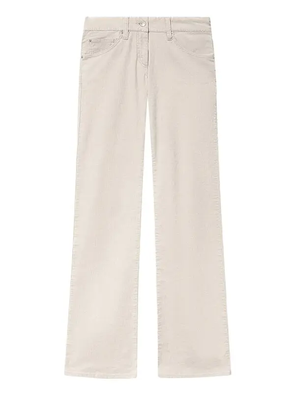 ETOILE Kelly Corduroy Bootcut Trousers - Ecru