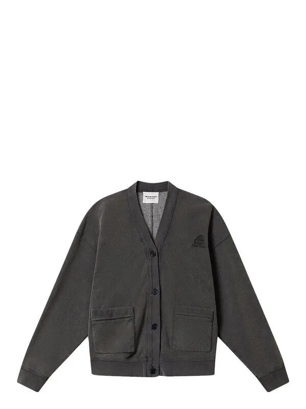 ETOILE Stephy Faded Cotton Jacket - Black