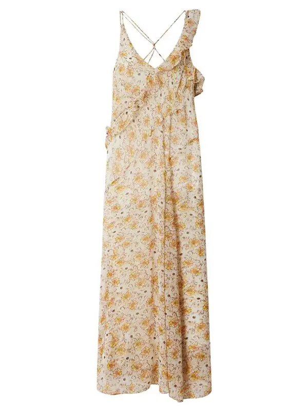 ETOILE Luxie Dress - Light Yellow-ecru