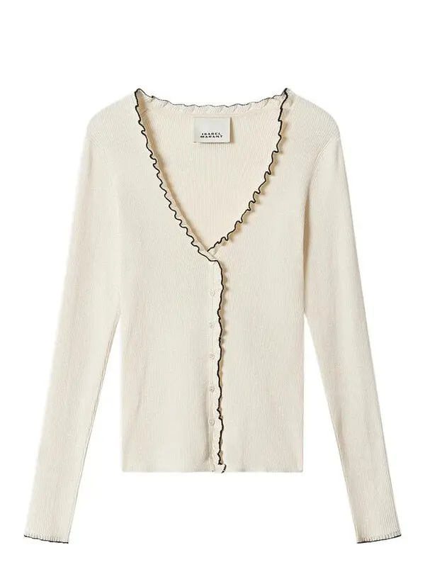 Isabel Marant Étoile Izae Cardigan - Ecru