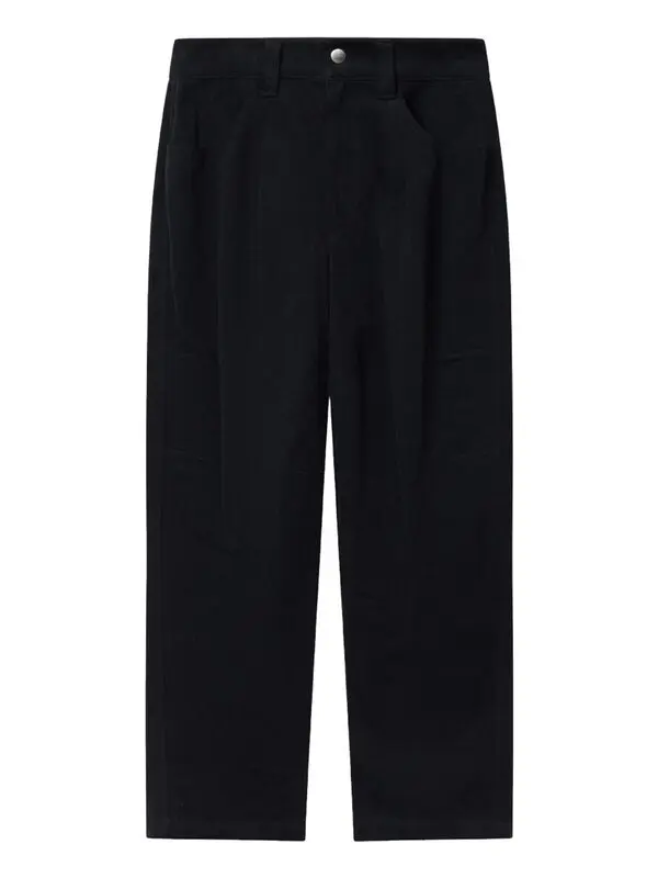 ETOILE Opalyna Wide-leg Cotton Twill Pants - Black