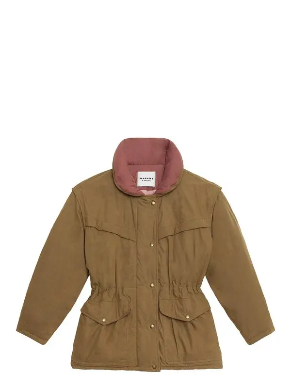 ETOILE Damone Two-toned Cotton Jacket - Khaki
