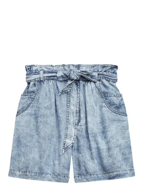 ETOILE Pierine Chambray Shorts - Blue