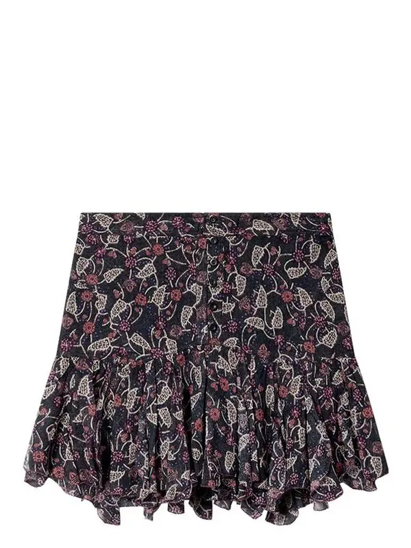 ETOILE Daneen Skirt - Black/raspberry