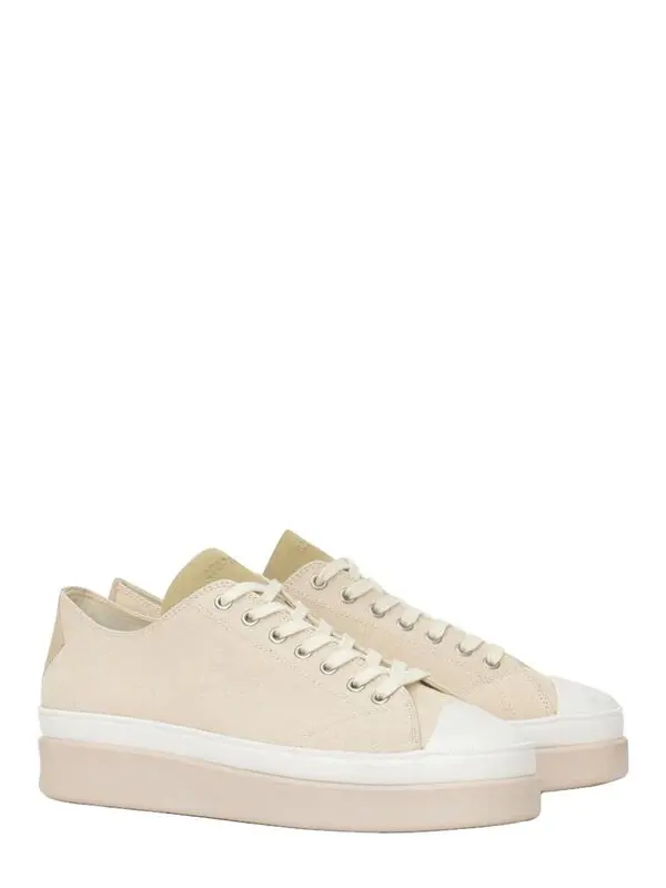 Isabel Marant Étoile Austen Low Top Sneakers With Flatform Sole - Ecru