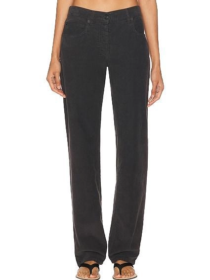 THE ROW Frava Corduroy Pant - Charcoal